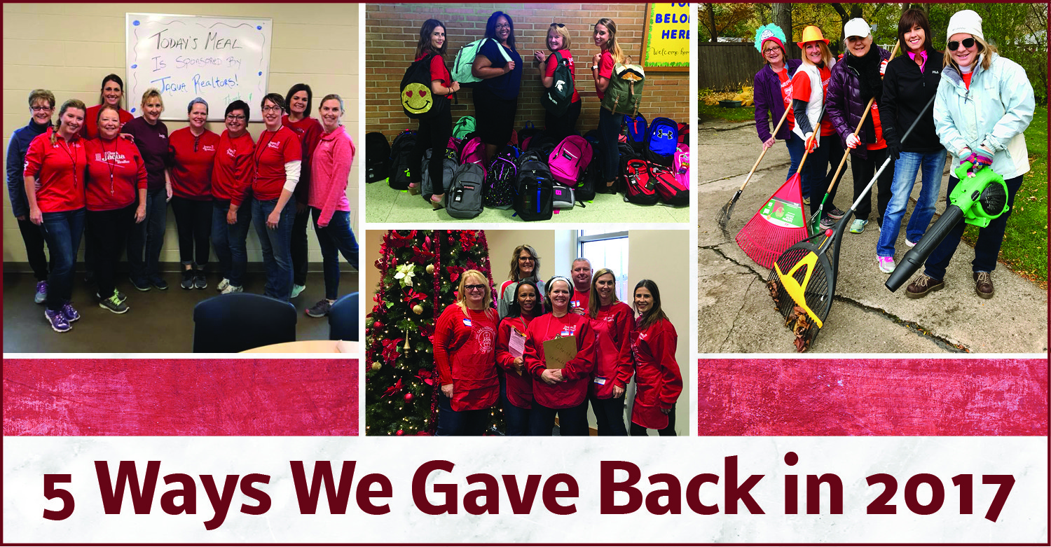 Jaqua Realtors is Dedicated to Giving Back to The Community