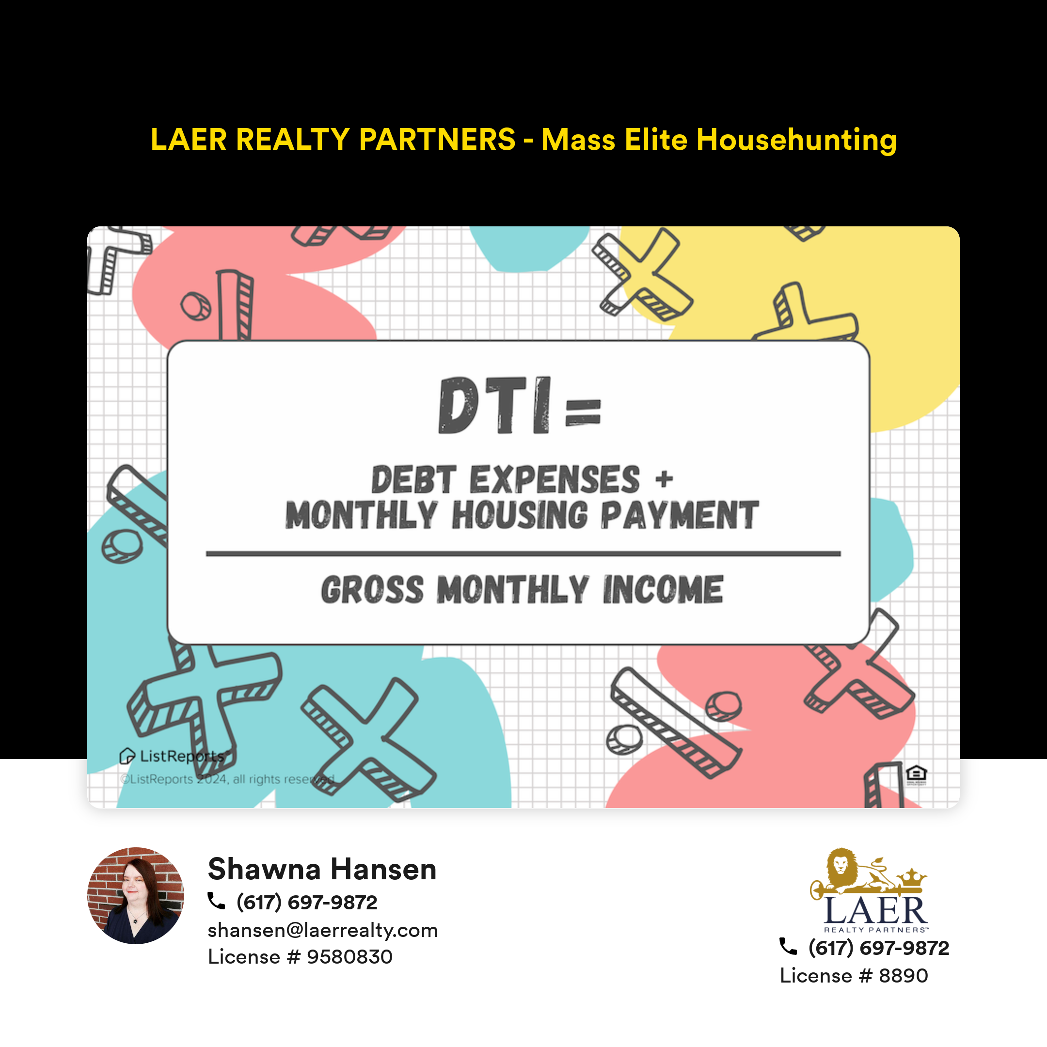 How to Calculate DTI | Shawna's Mass Elite Househunters Blog